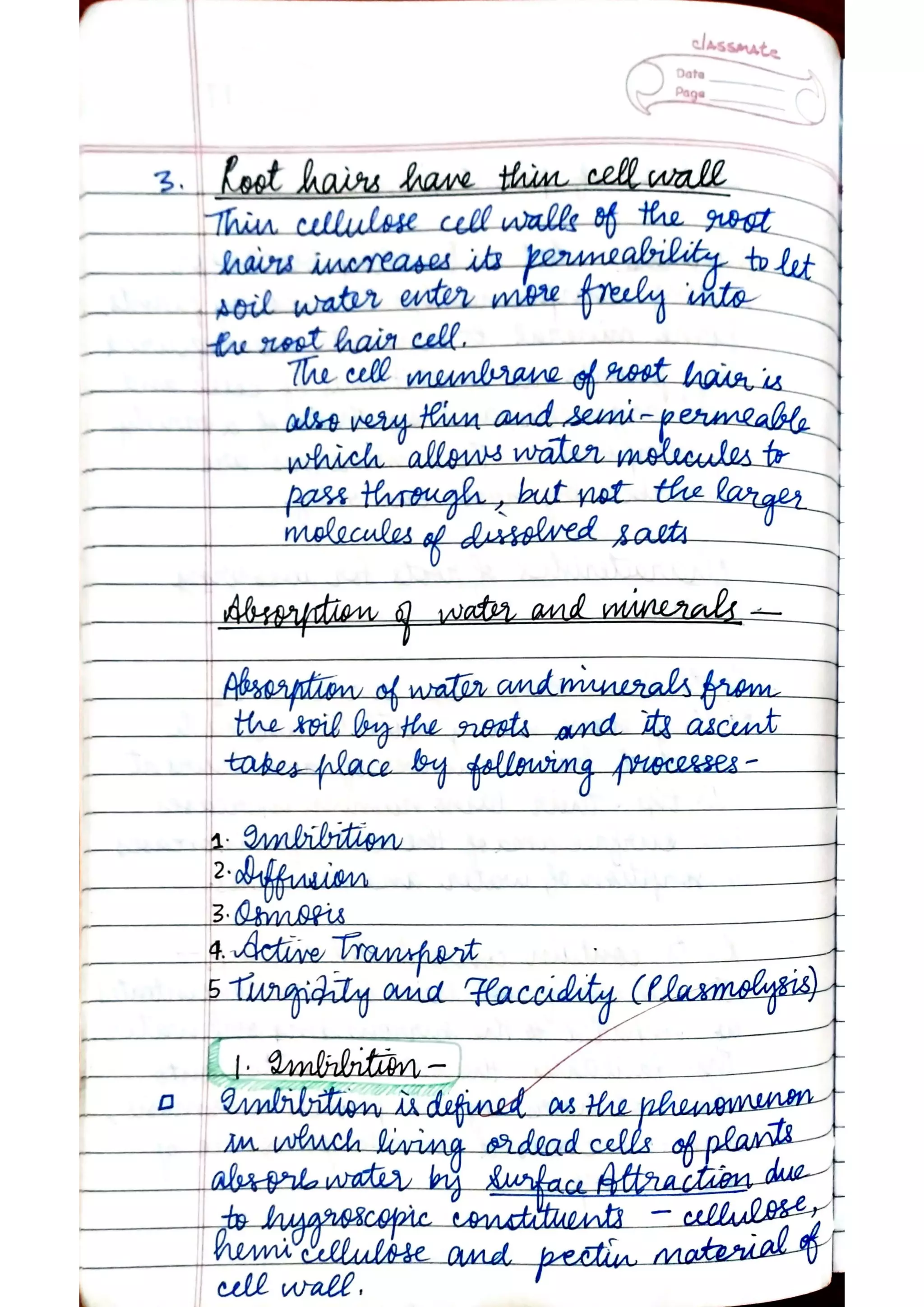 ICSE Biology Class X Handwritten Notes | PDF