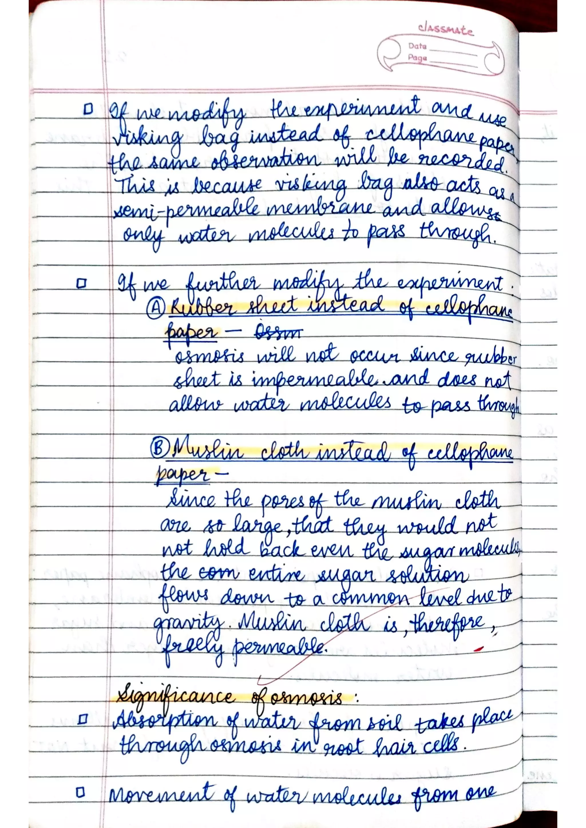 ICSE Biology Class X Handwritten Notes | PDF