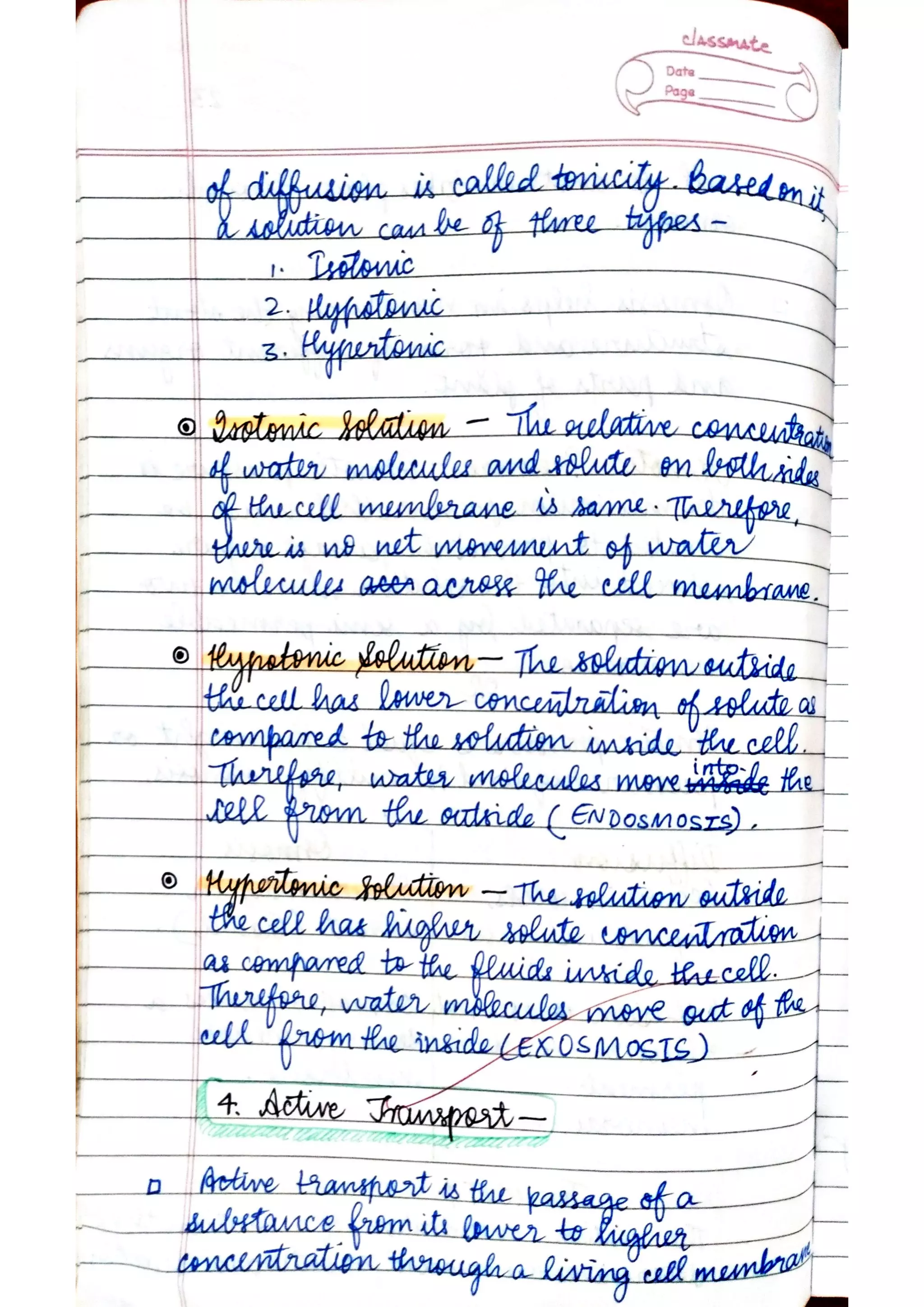 ICSE Biology Class X Handwritten Notes | PDF
