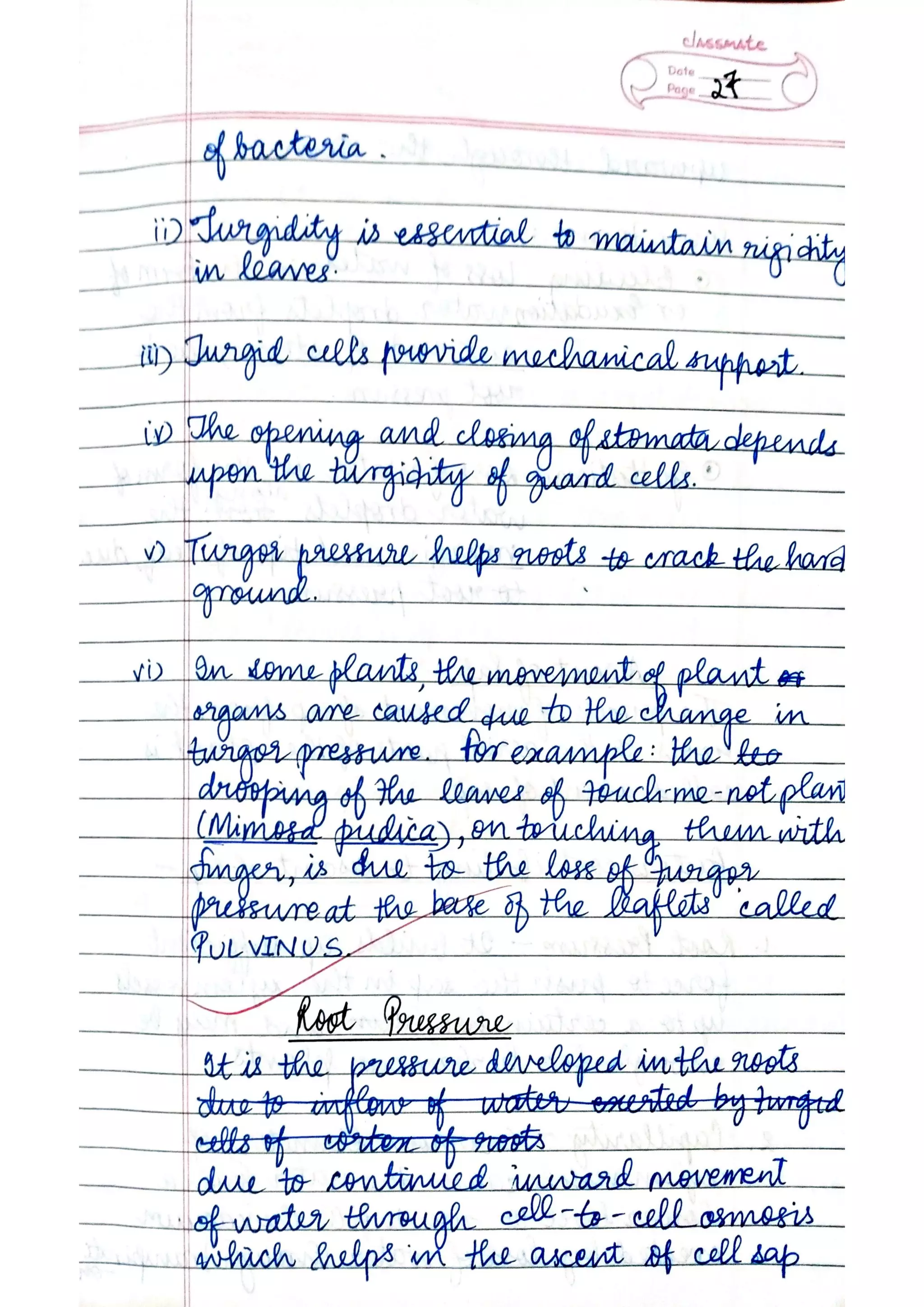 ICSE Biology Class X Handwritten Notes | PDF