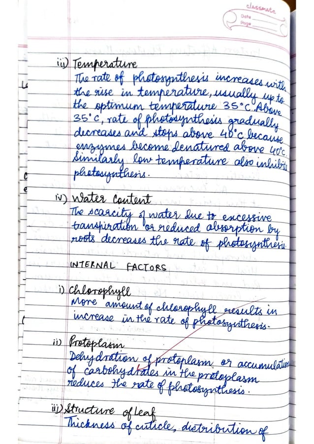 ICSE Biology Class X Handwritten Notes | PDF