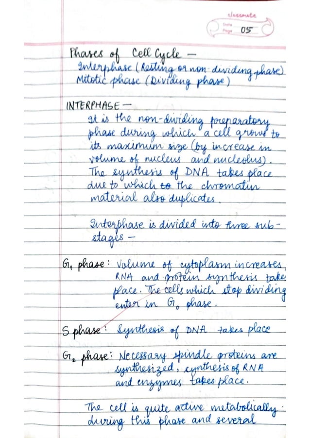 ICSE Biology Class X Handwritten Notes | PDF