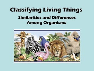 Classifying Organisms for Grade 7- Taxonomy | PPT