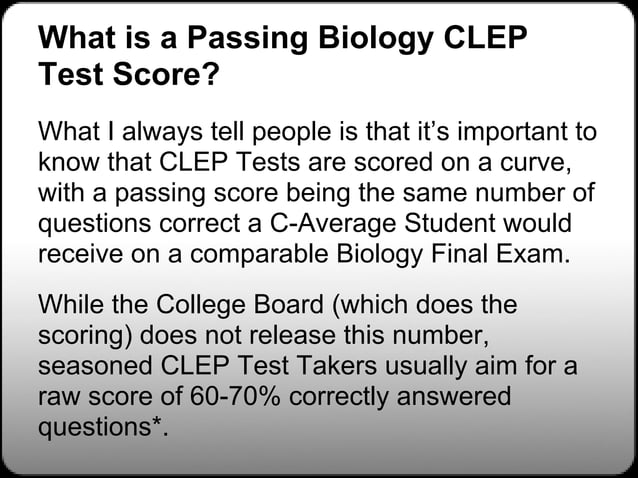 Biology CLEP Study Guides & Biology CLEP Practice Tests | PPT