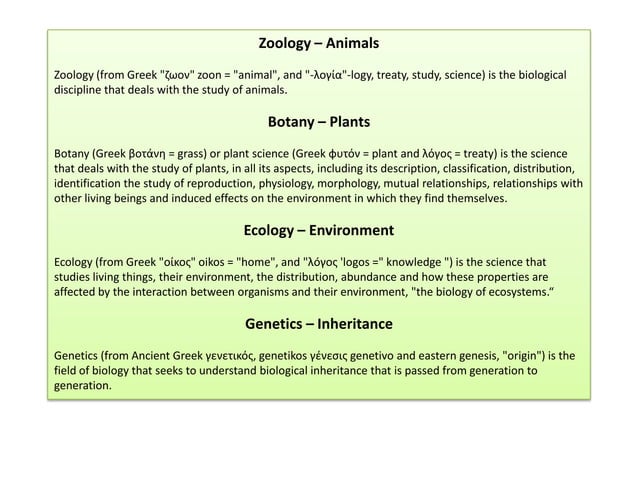 Biology english | PPT