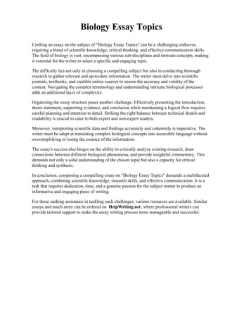 Biology Essay Topics.pdf