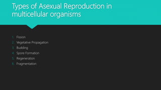 ASEXUAL REPRODUCTION IN PLANTS | PPT