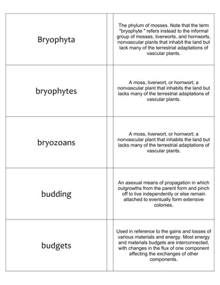 Biology Flash Cards Part I | PDF