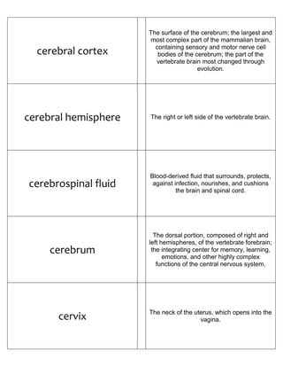 Biology Flash Cards Part I | PDF