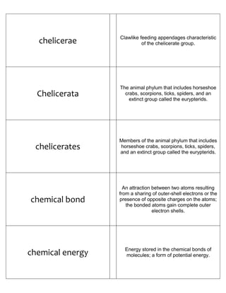 Biology Flash Cards Part I | PDF