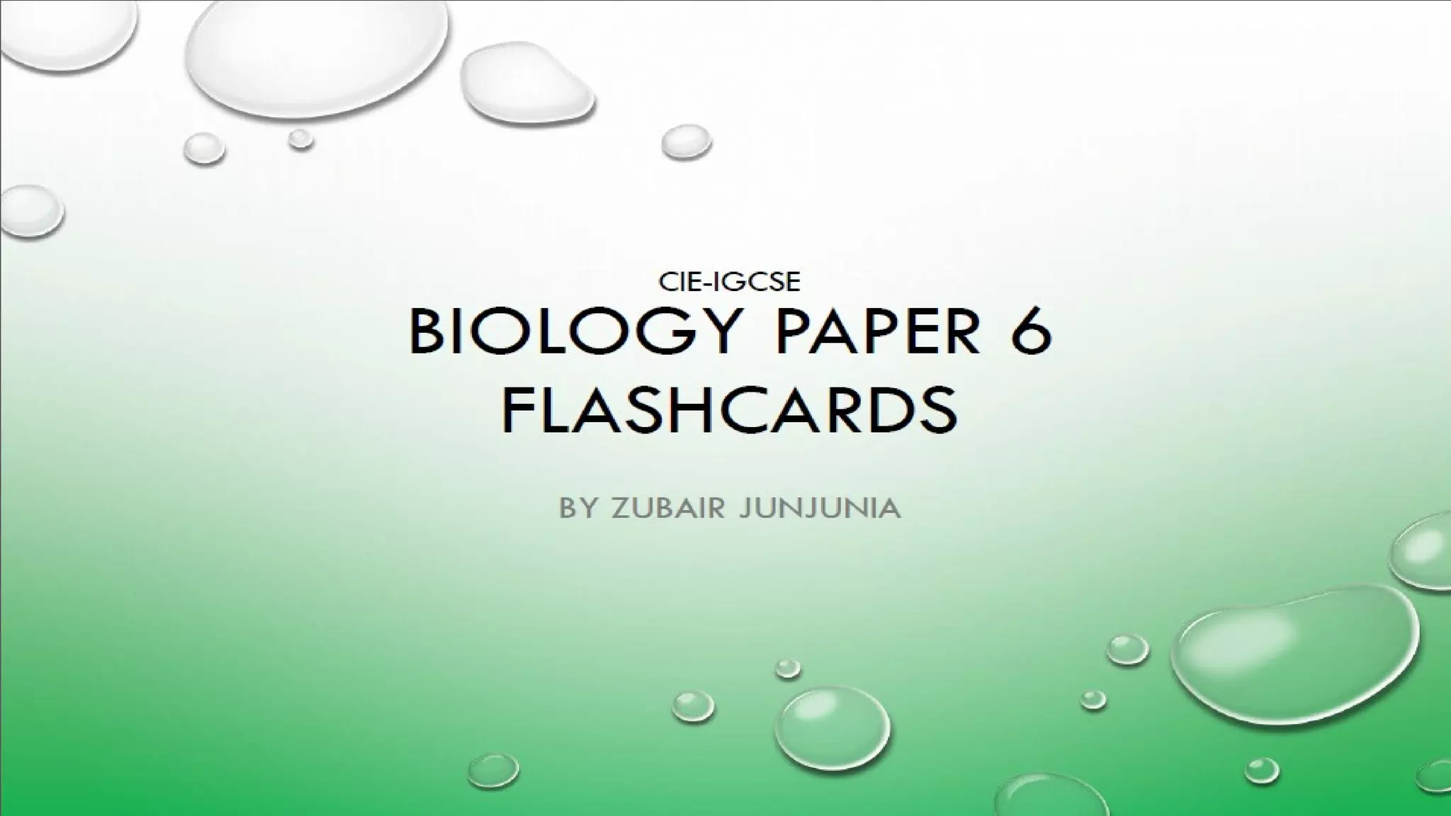CIE IGCSE Biology flashcards | PPT | Secondary Education | Education