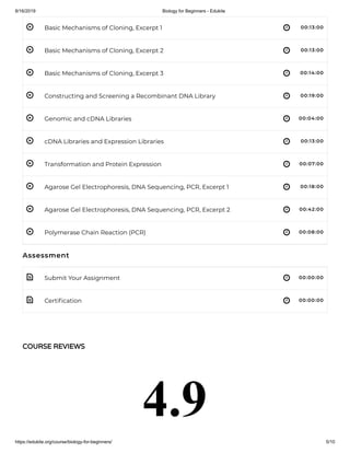 Biology for Beginners - Edukite | PDF