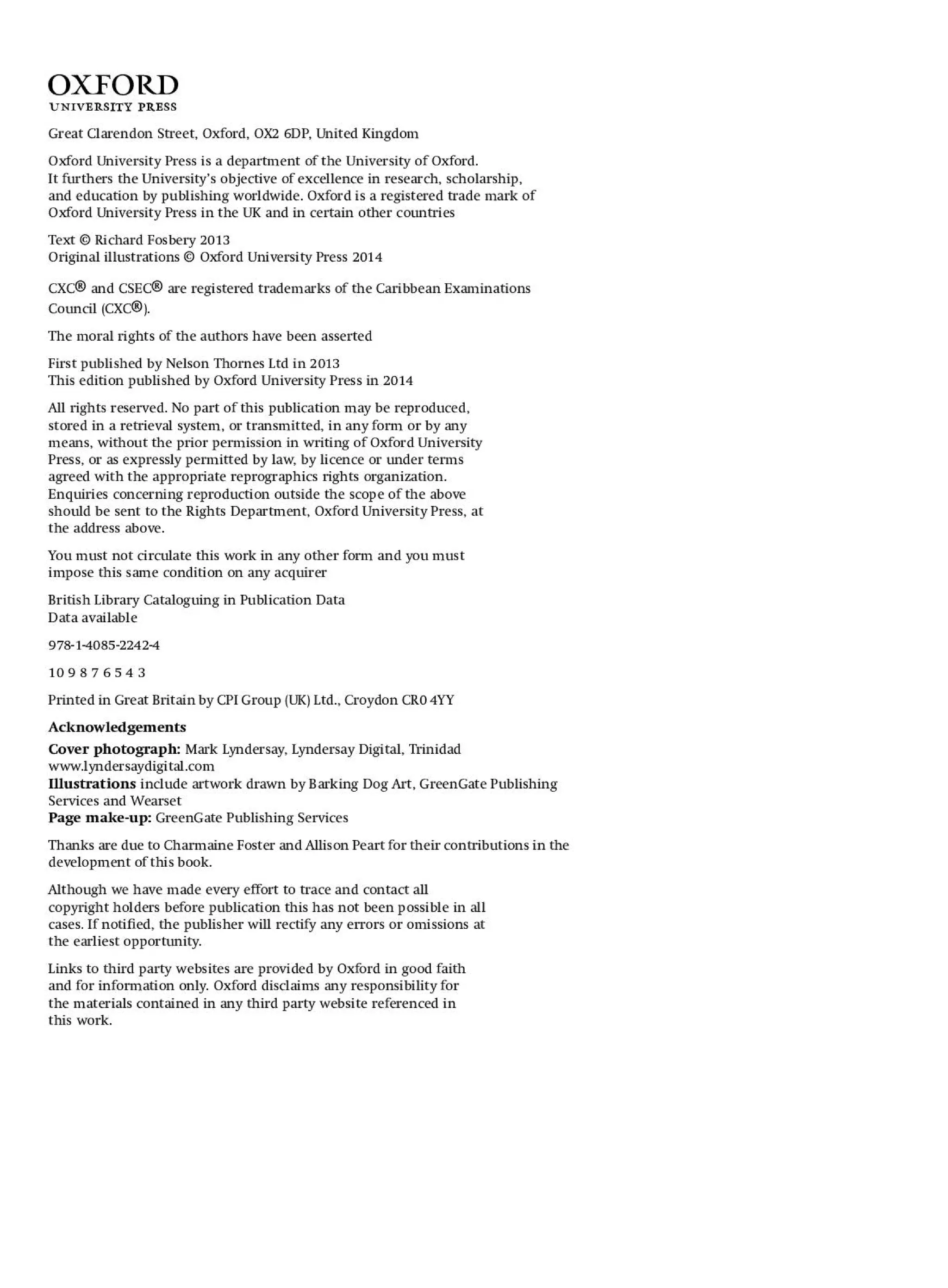 Biology for csec study guide | PDF