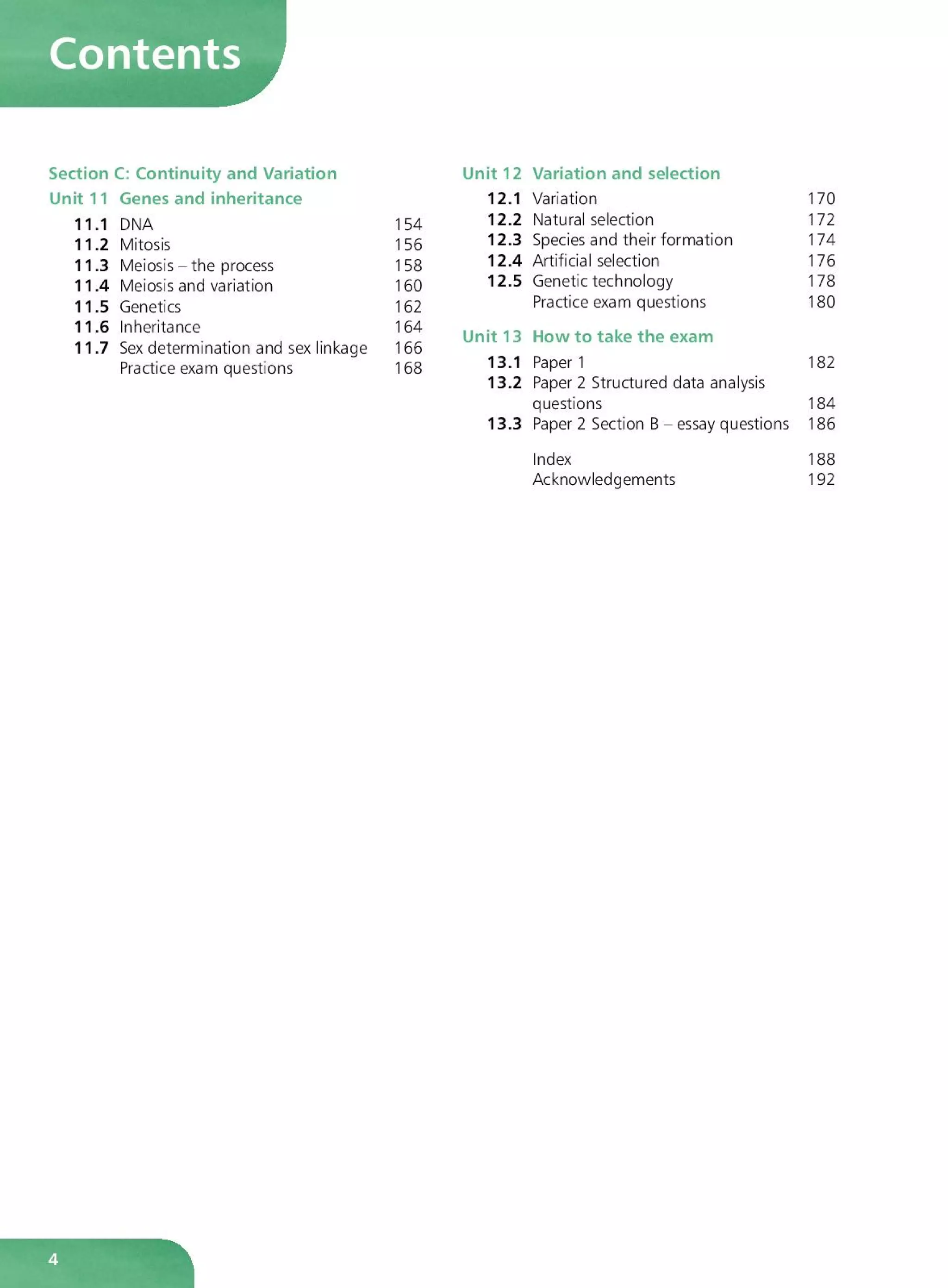 Biology for csec study guide | PDF