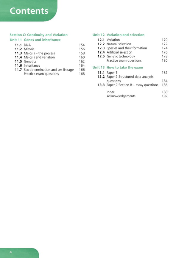Biology for csec study guide | PDF