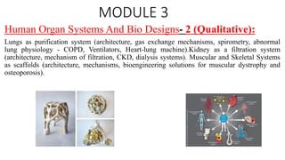 Biology For Engineers Module 3 / HUMAN ORGAN SYSTEMS AND BIO-DESIGNS ...