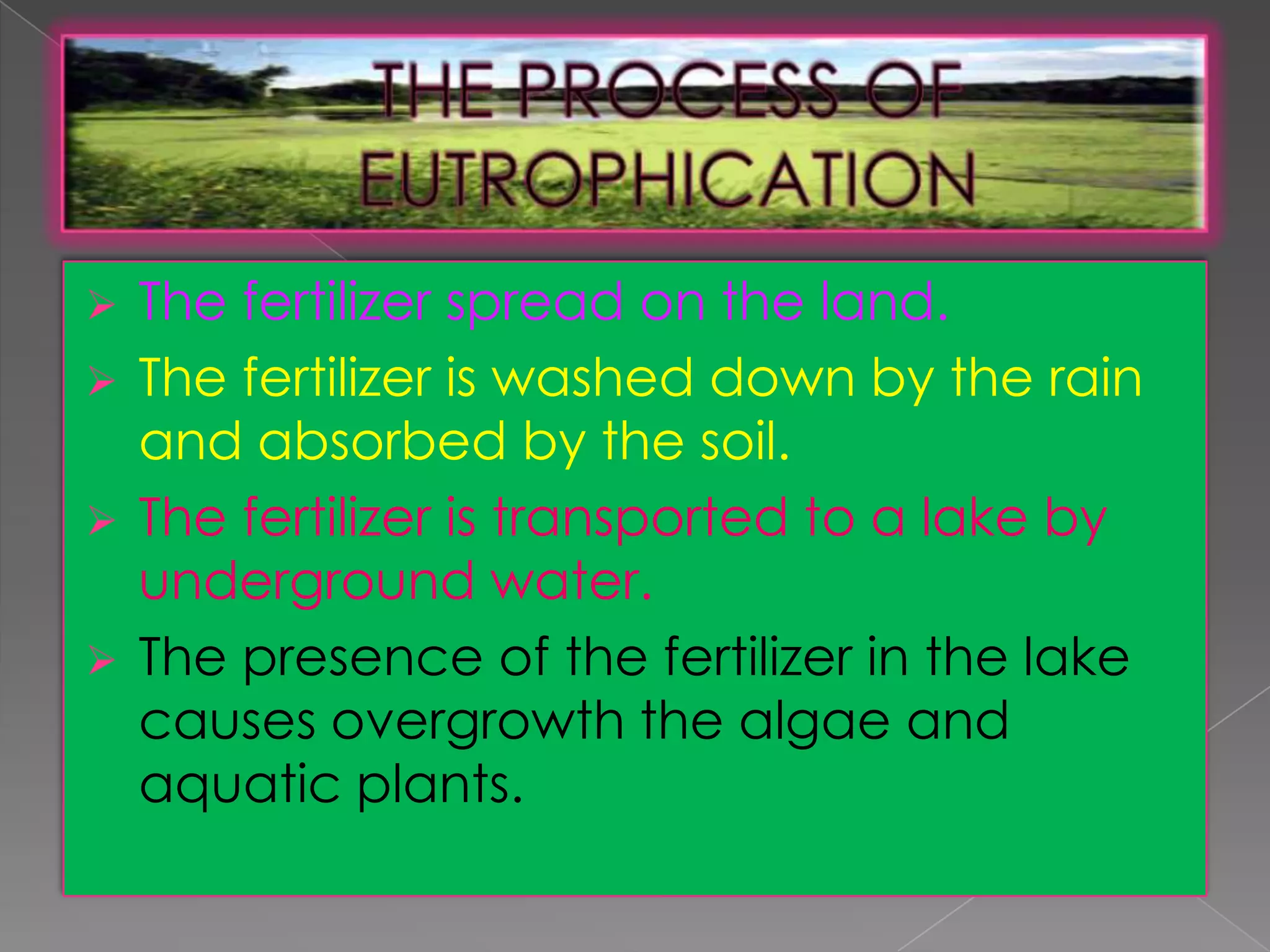 Biology form 4 eutrophication(Malaysia) | PPTX