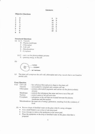 Biology form 4 chapter 1 2 3 | PDF