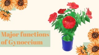 Flower and its parts 3D model PPT | PPTX