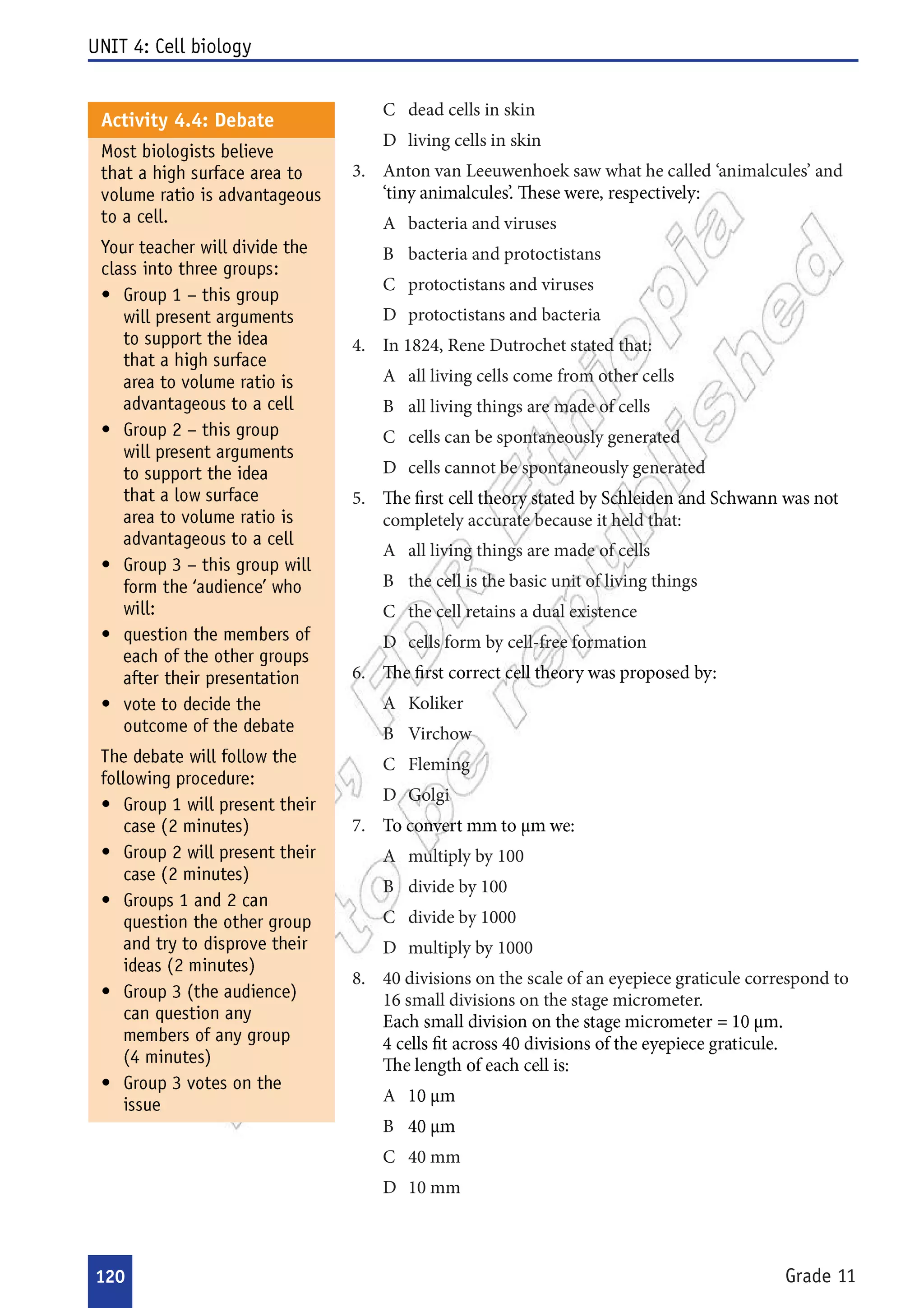 Biology grade 11 textbook | PDF