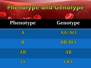 Blood Group Natural Selection | PPTX
