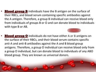 Blood Group Natural Selection | PPTX