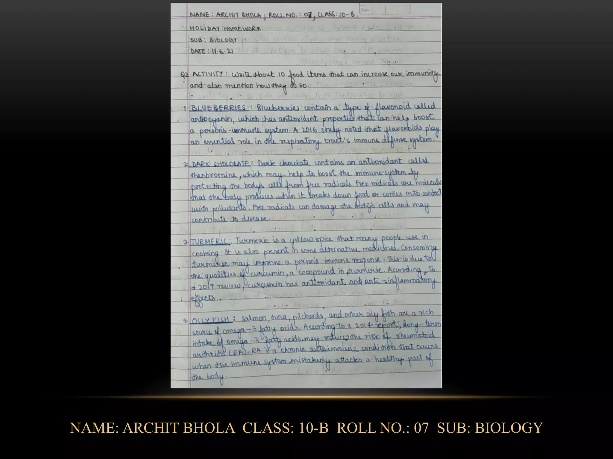 BIOLOGY HOLIDAY HOMEWORK.pptx