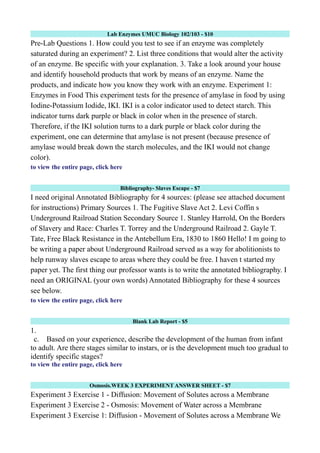 Biology homework help | ODT