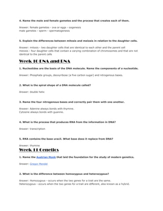 Biology hs bellringers science starters | PDF