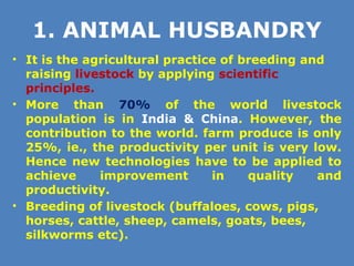 Biology in human welfare - food production .pptx