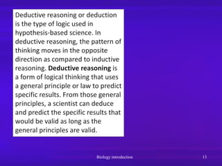biology introduction . pdf | PPT