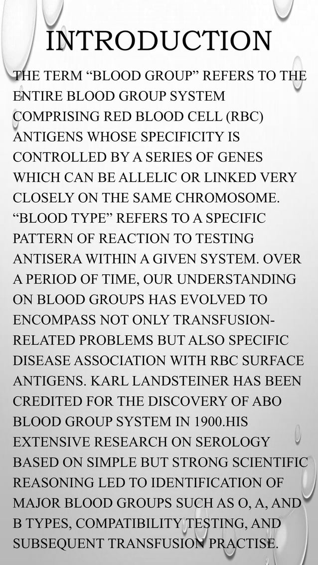Blood grouping | PPTX