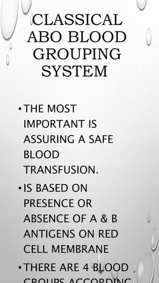 Blood grouping | PPTX