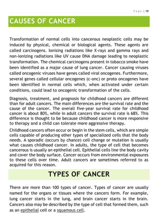 BIOLOGY_INVESTIGATORY_PROJECT[1].pdf | Cancer | Diseases and Conditions