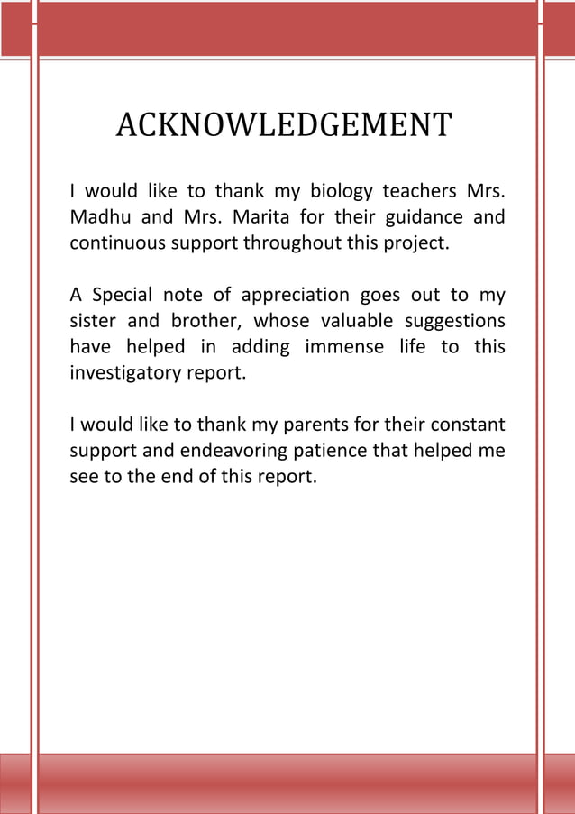 Biology investigatory project on anaemia | PDF