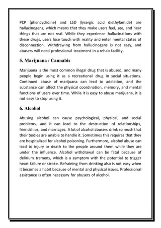 Biology investigatory project xii on Drug Addiction | DOCX