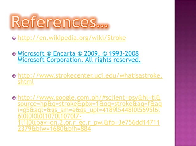 Biology 1 report (stroke coverage) | PPTX