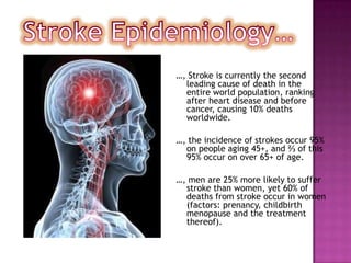 Biology 1 report (stroke coverage) | PPTX