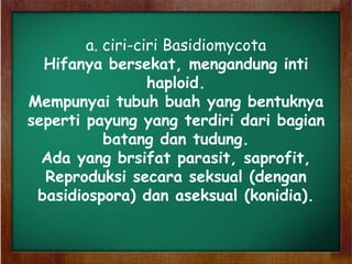 Klasfikasi jamur _ Biology | PPTX