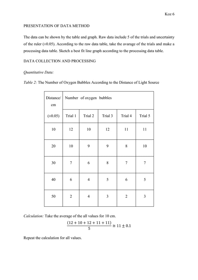 Biology Lab Report 1 | PDF