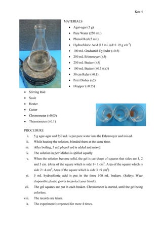 Biology Lab Report 2 | PDF