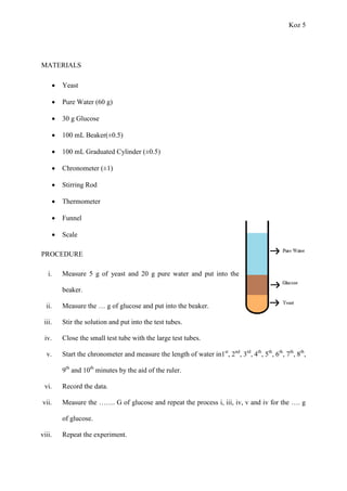 Biology Lab Report 3 | PDF