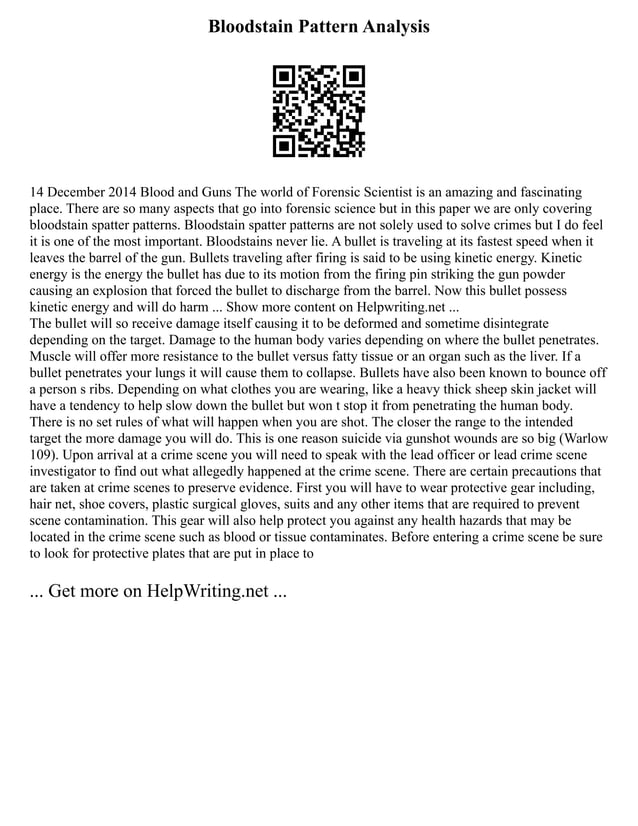 Biology Lab Report Example Handbook For Writing La | PDF