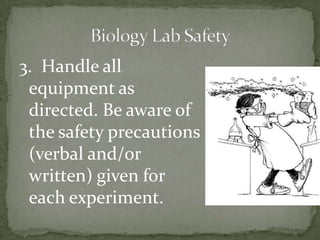 Biology lab safety | PPTX