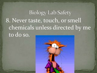 Biology lab safety | PPTX