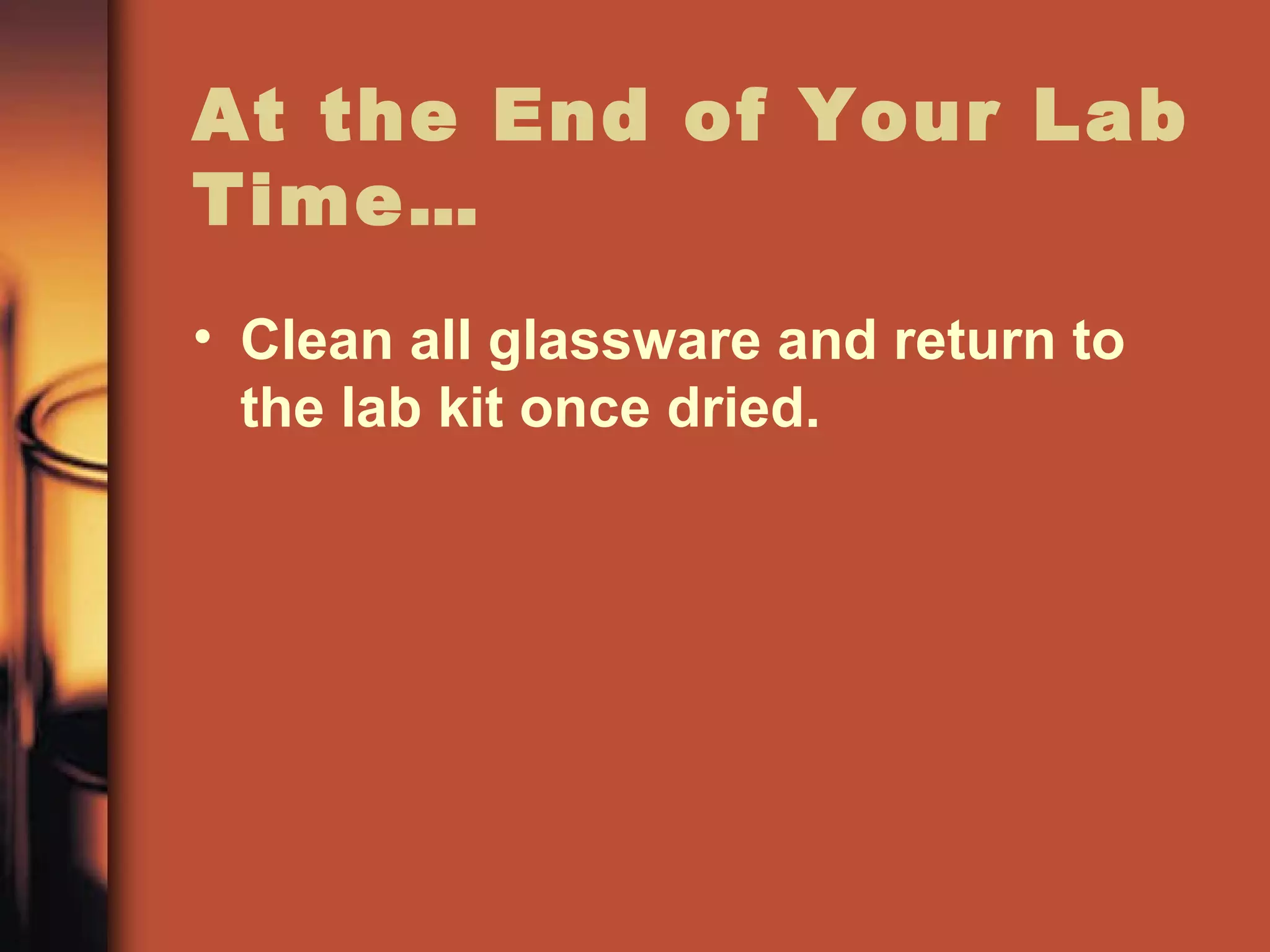1.4 Biology Lab Safety | PPT