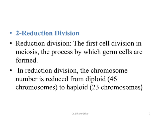 Biology lecture 7 how cell divided cell division 2 | PPT