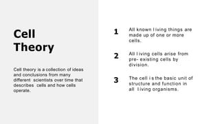 Biology lesson 1 " CELL THE FUNDAMENTAL UNIT OF LIFE " | PPTX