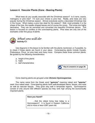 Biology m16 diversity of plants | PDF