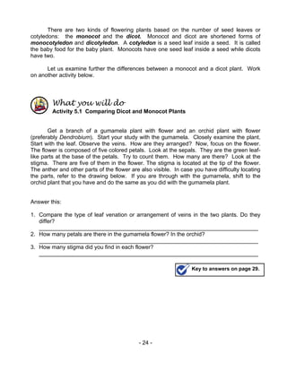 Biology m16 diversity of plants | PDF